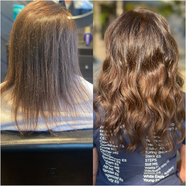 One-Row Hair Extensions Makes A Big Difference - Adored Salon - Chicago ...